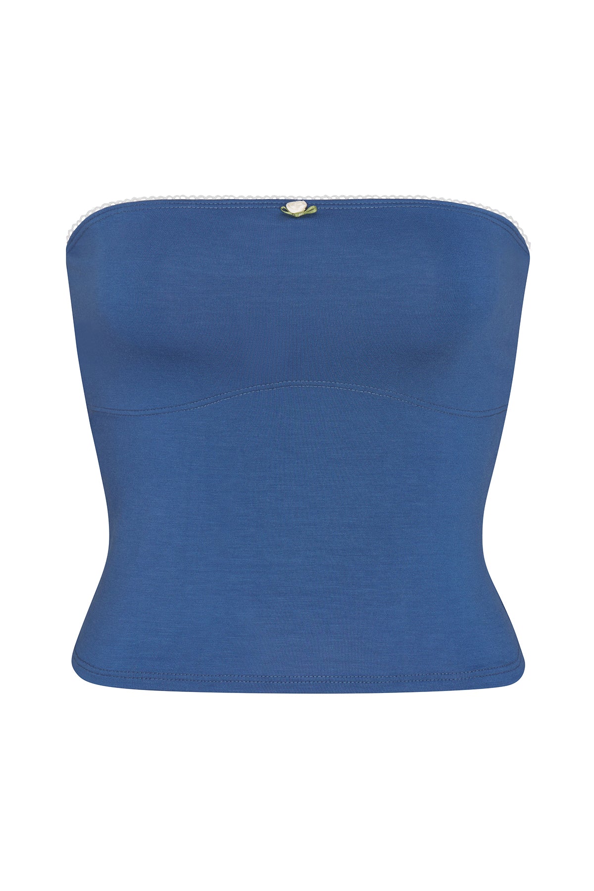 LINED CONTOUR TUBE TOP IN LAZULI – RAT BOI
